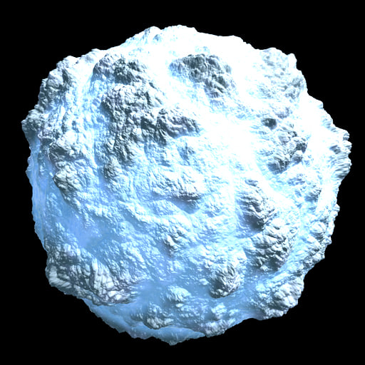 Materials Renderman snow nature hard