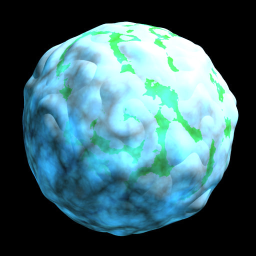 Materials Renderman snow nature bumpy