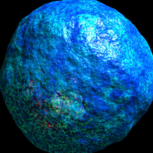 Materials Renderman water nature blue