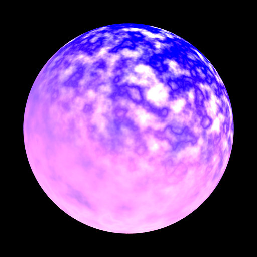 Materials Renderman cloud nature pink