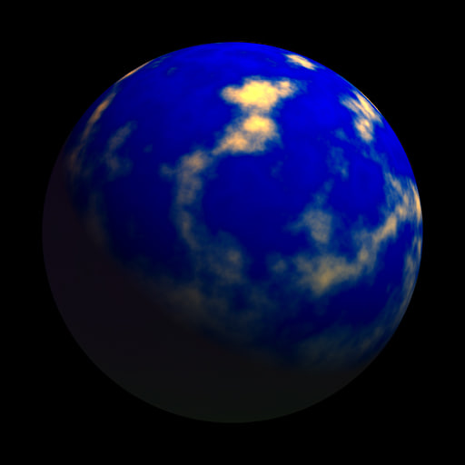 Materials Renderman cloud nature blue