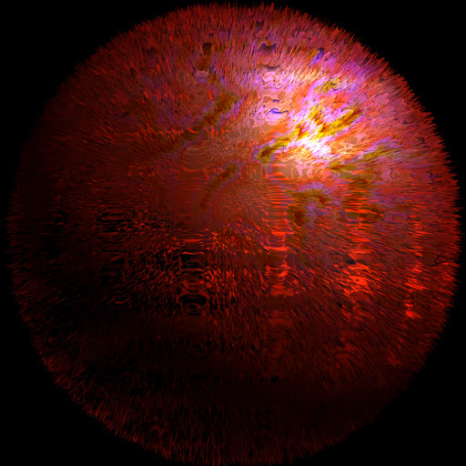 Materials Renderman nature blury red