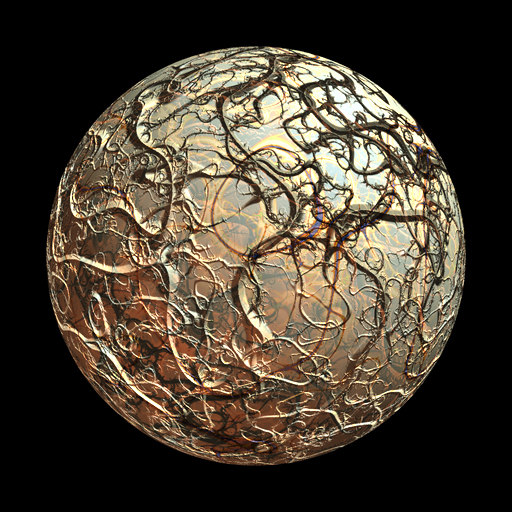 Materials Renderman nature wavy veiny