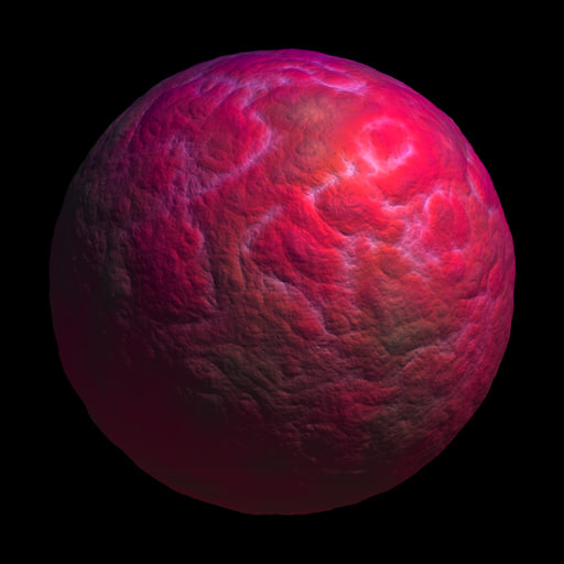 Materials Renderman nature bumpy pink