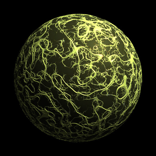 Materials Renderman nature green veiny