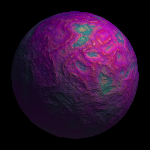 Materials Renderman nature metallic pink