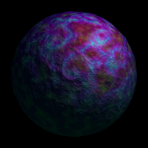 Materials Renderman nature purple blue