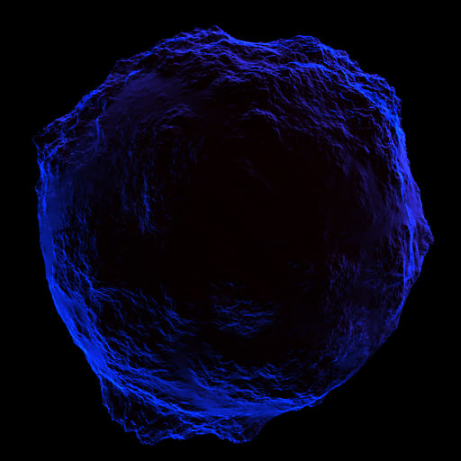 Materials Renderman nature blue black