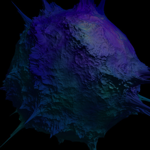 Materials Renderman nature blue spikey