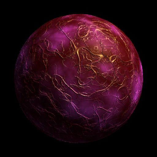 Materials Renderman nature veiny fossilized