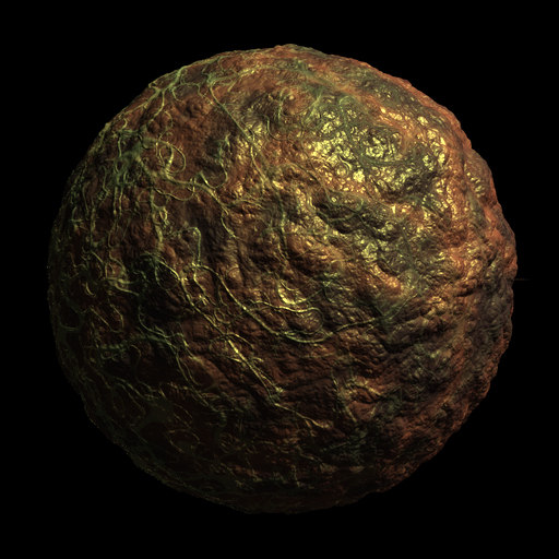 Materials Renderman nature brown green