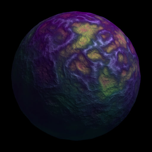 Materials Renderman nature eroded indented