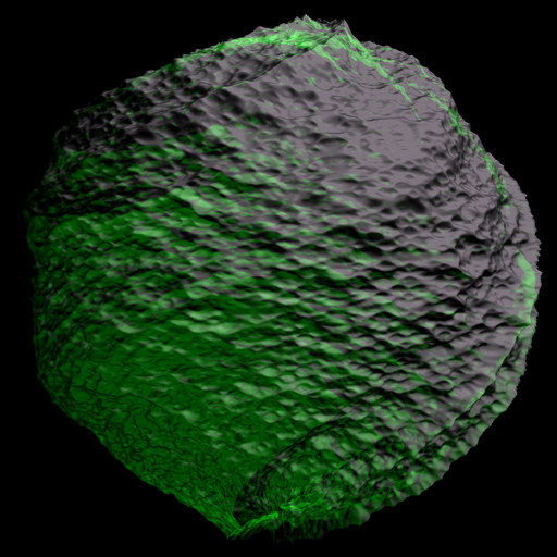 Materials Renderman nature green red