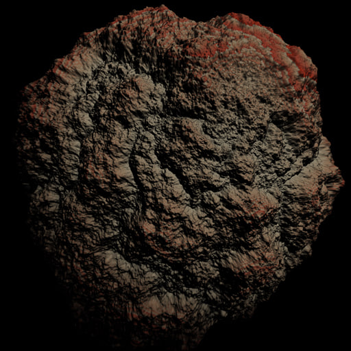 Materials Renderman nature rocky meteor