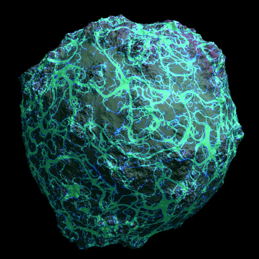 Materials Renderman nature green veiny