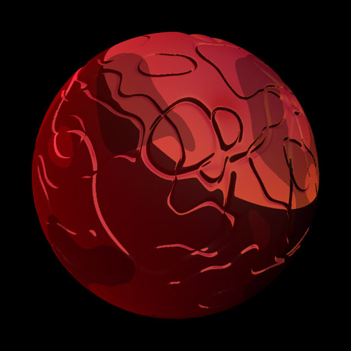 Materials Renderman nature red spooted