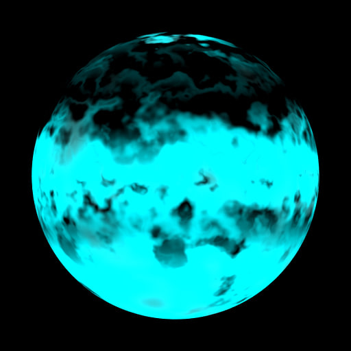 Materials Renderman nature blue light