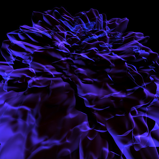 Materials Renderman nature blue translucent