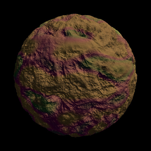 Materials Renderman nature eroded indented