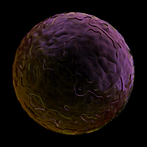 Materials Renderman nature glass indented