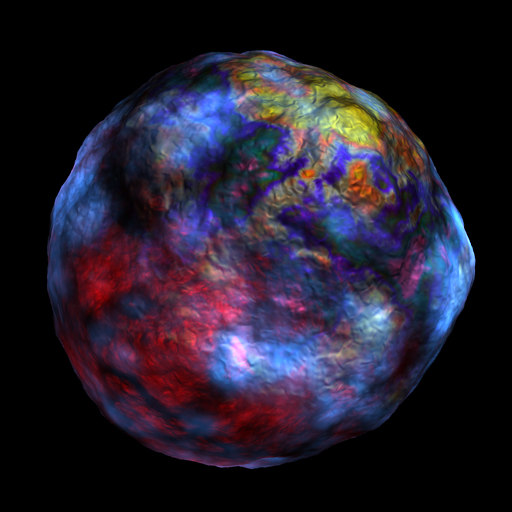 Materials Renderman nature bumpy multicolored