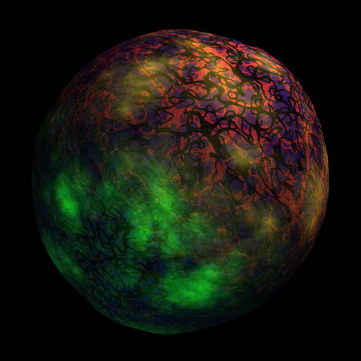 Materials Renderman nature veiny green