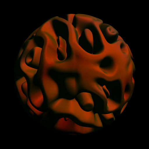 Materials Renderman nature orange dark