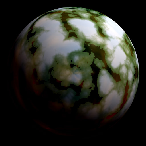 Materials Renderman nature smooth green