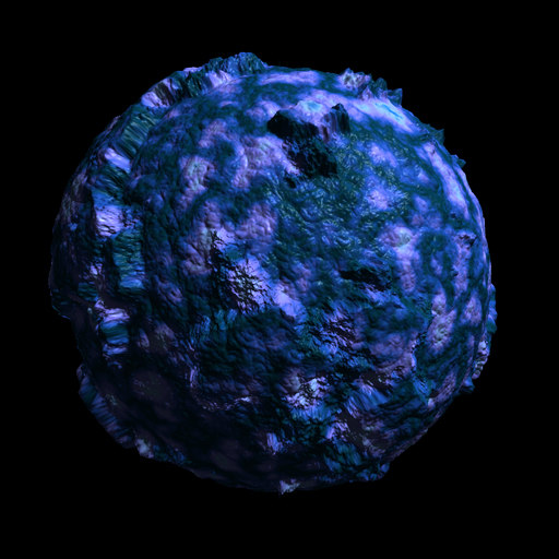 Materials Renderman nature rocky blue