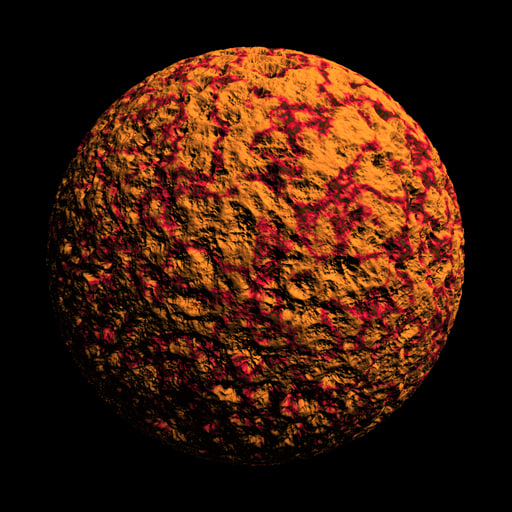 Materials Renderman nature eroded indented