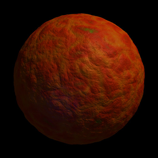 Materials Renderman nature orange rocky