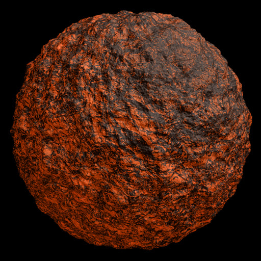 Materials Renderman nature orange black