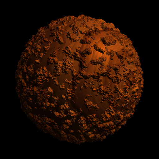 Materials Renderman nature bumpy rocky