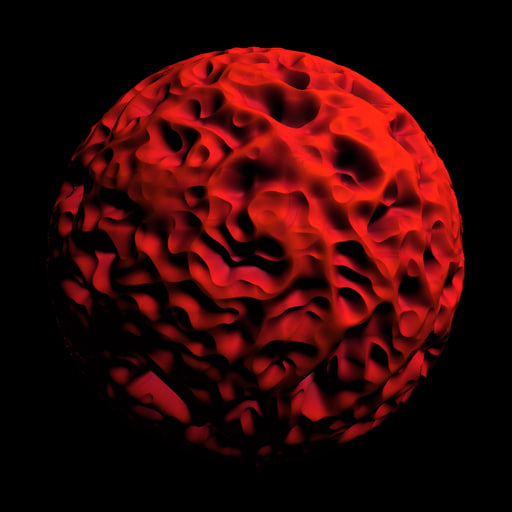 Materials Renderman nature red wavy