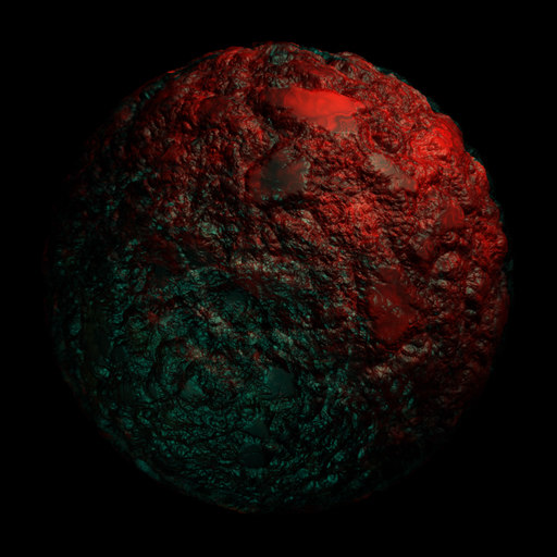 Materials Renderman nature bumpy crater
