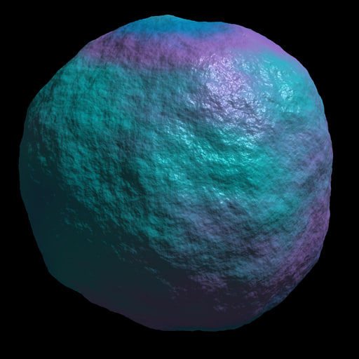 Materials Renderman nature blue pink