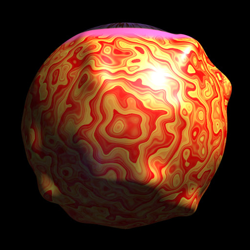 Materials Renderman nature bumpy red