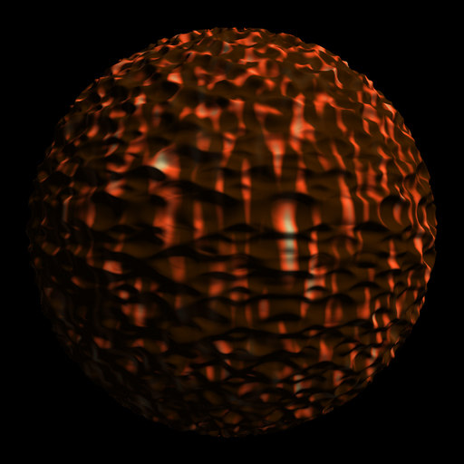 Materials Renderman nature crater meteor