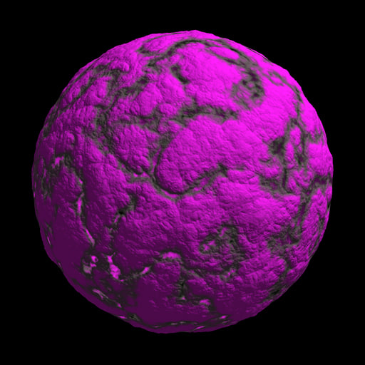Materials Renderman nature purple crater