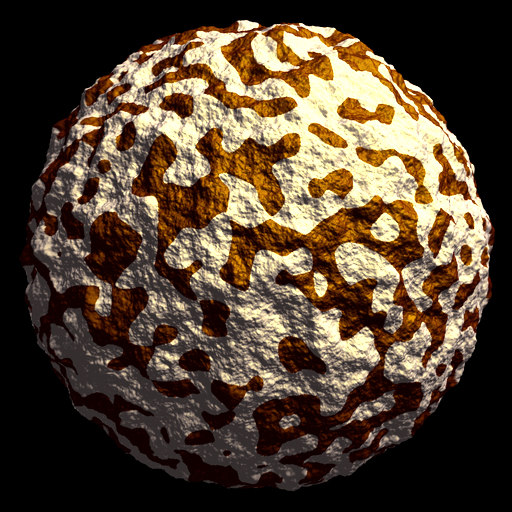 Materials Renderman nature brown white