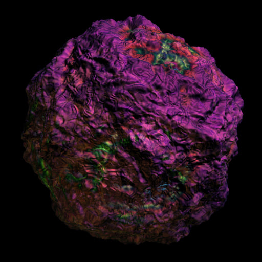 Materials Renderman nature bumpy purple