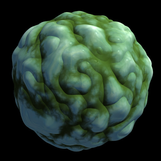 Materials Renderman nature bumpy smooth