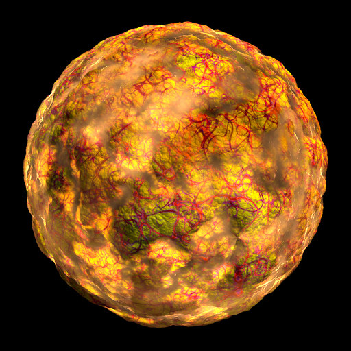 Materials Renderman nature bumpy glow