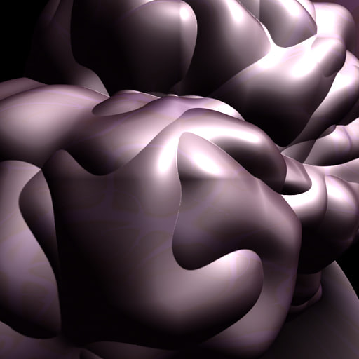 Materials Renderman nature displaced purple