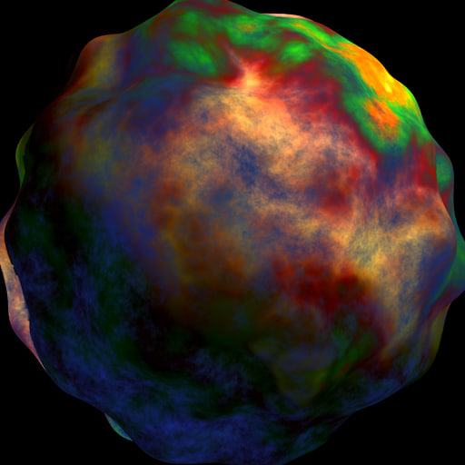 Materials Renderman nature bumpy rainbow