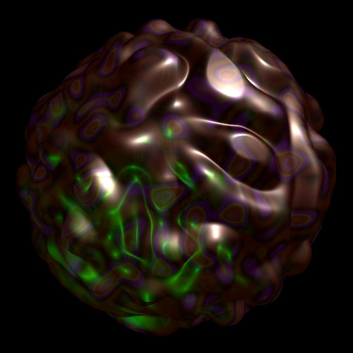 Materials Renderman nature bumpy brown