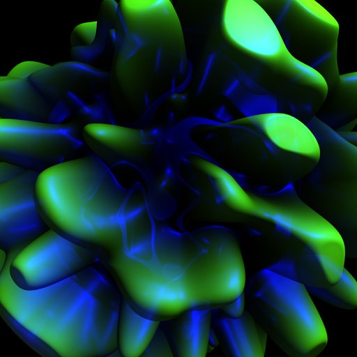 Materials Renderman nature greem blue