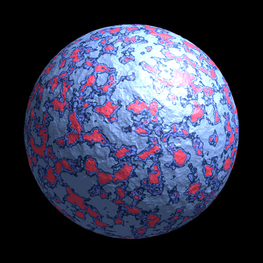 Materials Renderman marble rough dented
