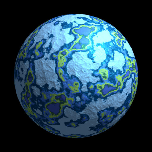 Materials Renderman marble rough light