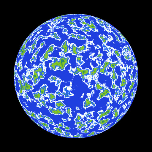 Materials Renderman marble smooth blue